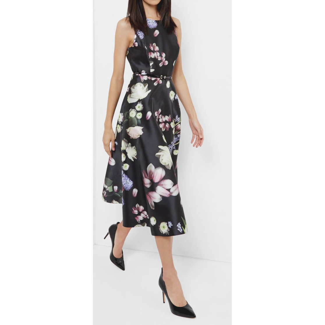 Ted Baker Rosa Kensington Floral Midi Dress | evaChic