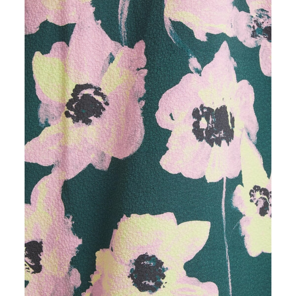 Stine Goya Heather Filigran Flower Green Midi Dress – evaChic